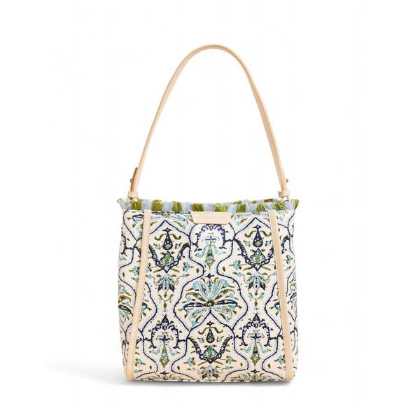 Spartina 449 | Bags | New Spartina 449 Melody Bucket Hamilton Rug Print Purse In Bluecream ...